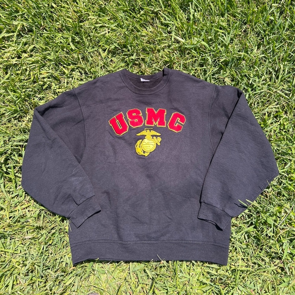 Us Marine Corps Usmc Tradition Crewneck Sweatshirt Si… - Gem